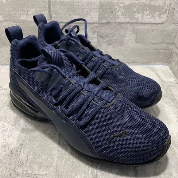 Puma | Shoes | Puma Mens Axelion Nxt Sneakers Peacot Black | Poshmark